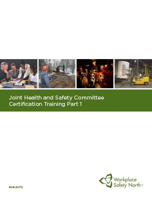 JHSC Part 1 Learner Materials (set of 10) | Workplace Safety North